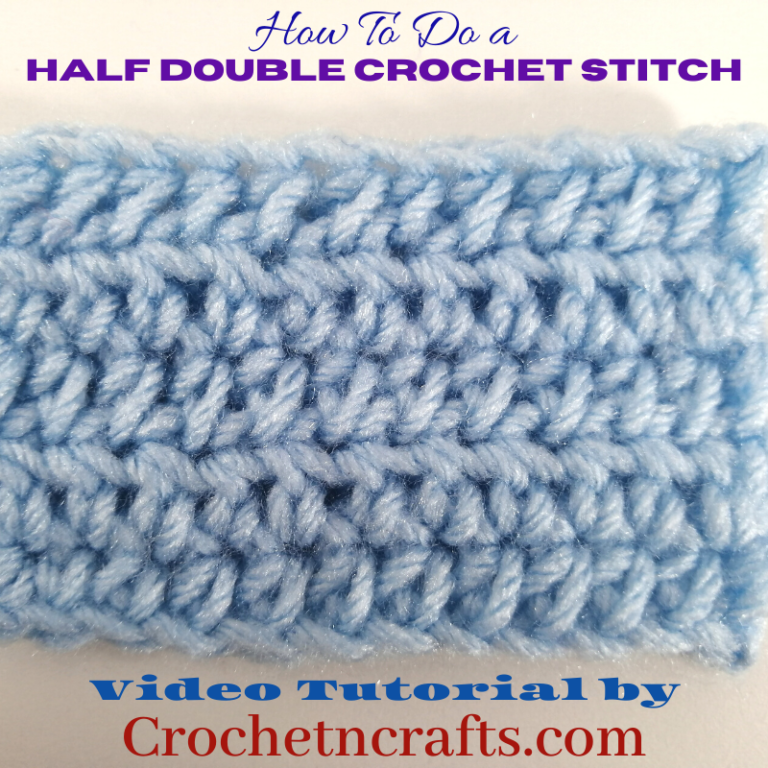 Extended Double Crochet (EDC) ~ Crochet Stitch Tutorial