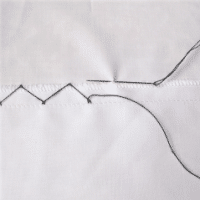 How To Make A Catch Stitch ~ Sewing Tutorial
