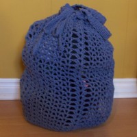 Crochet Laundry Bag