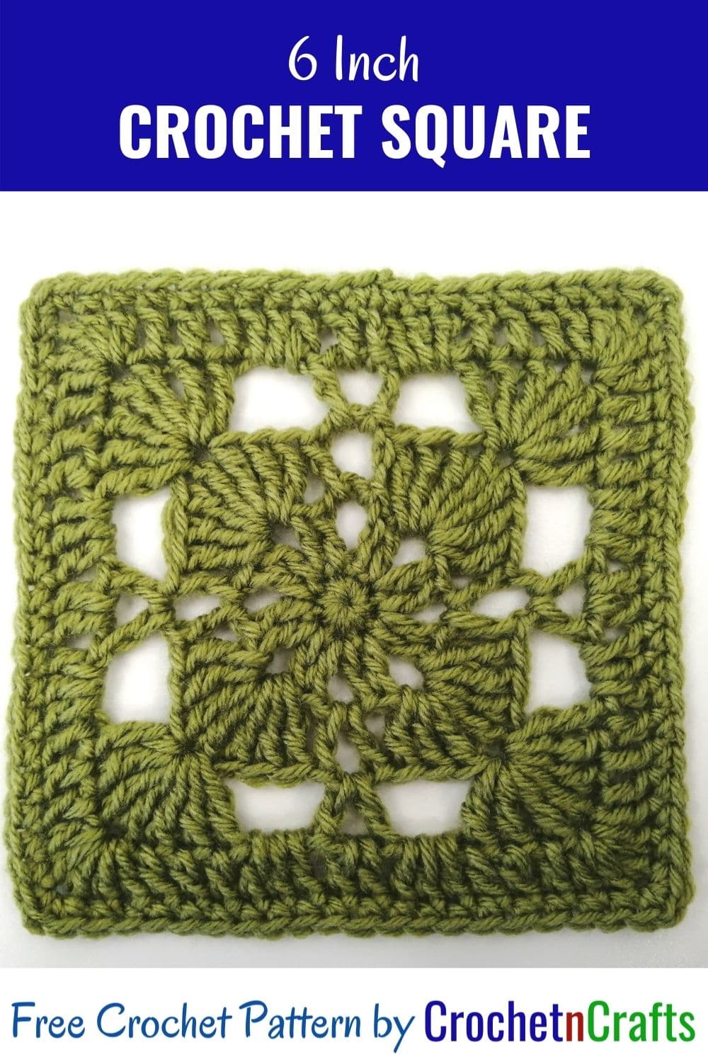 Crochet Afghan Square ~ FREE Crochet Pattern