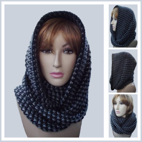 Striped Infinity Cowl ~ FREE Crochet Pattern