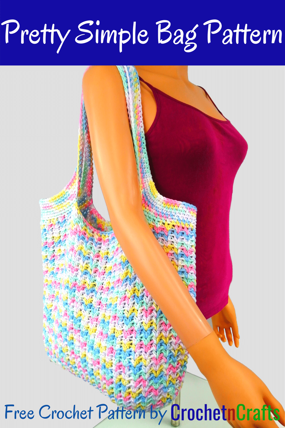 Pretty Simple Bag Pattern ~ FREE Crochet Pattern
