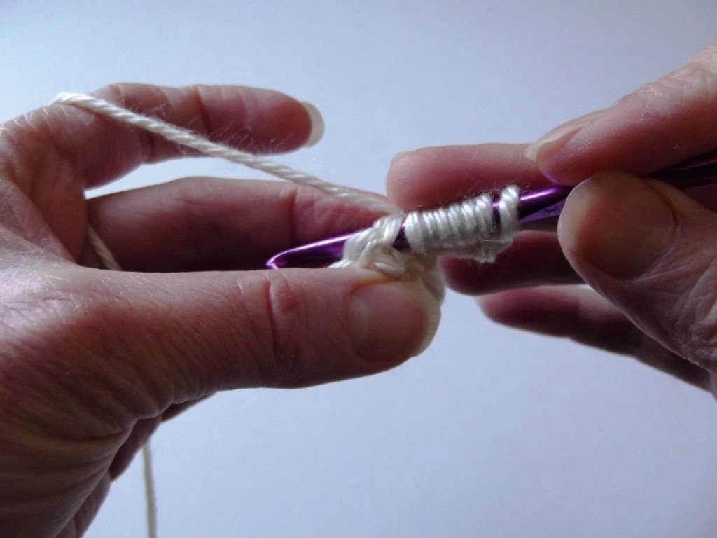 Crochet Bullion Stitch ~ Crochet Photo Tutorial