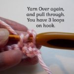 Extended Double Crochet (EDC) ~ Crochet Stitch Tutorial