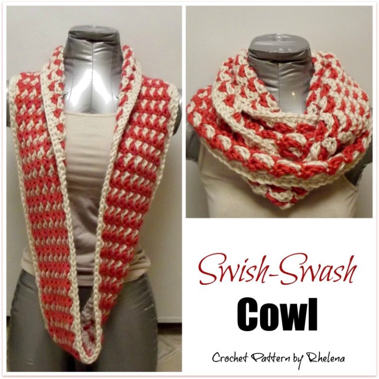 Swish-Swash Cowl Scarf Pattern - CrochetNCrafts
