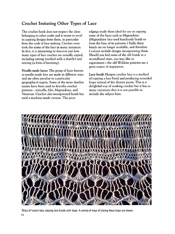 Book Review & Giveaway: Crochet Lace - Techniques, Patterns and ...