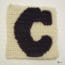 C - Uppercase Tapestry Crochet Block - CrochetNCrafts