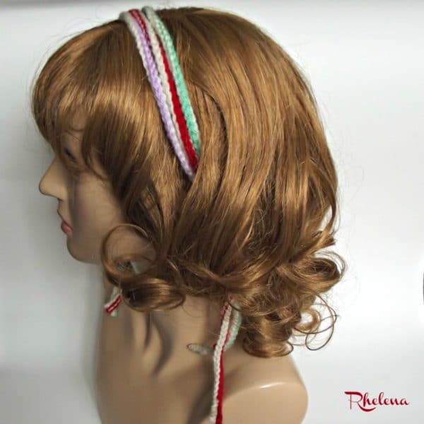 Simple Corded Headband - CrochetNCrafts