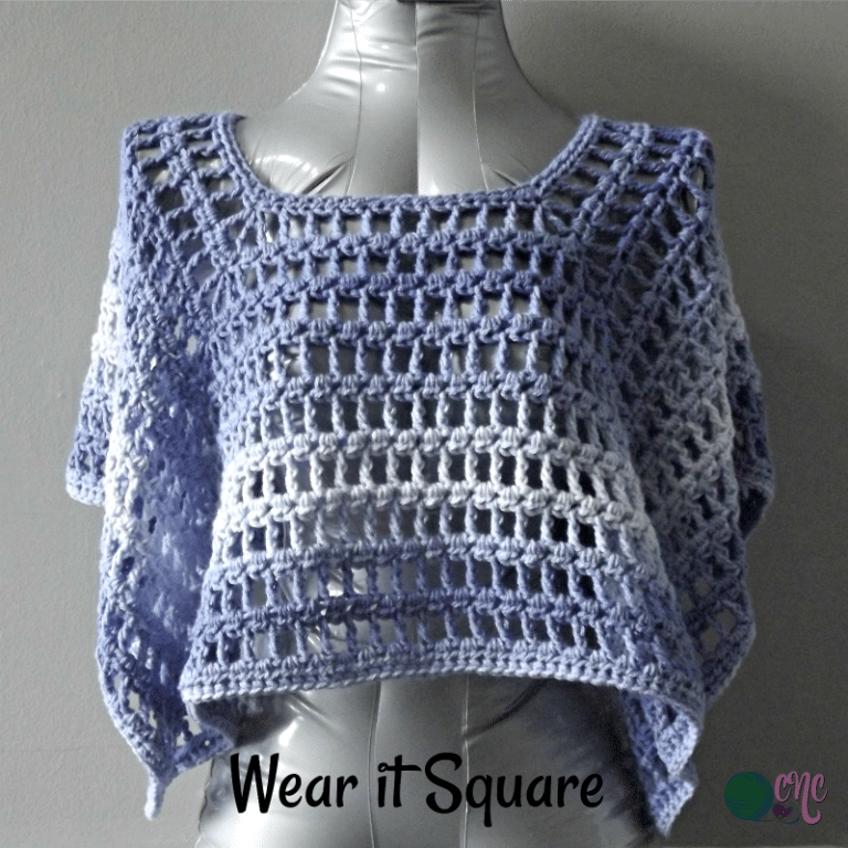 Simple Summer Poncho Crochet Pattern - CrochetNCrafts