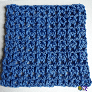 Half Double and Double Crochet V Stitch Dishcloth - CrochetNCrafts