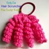 Crochet Bernat Hair Scrunchies ~ FREE Crochet Pattern