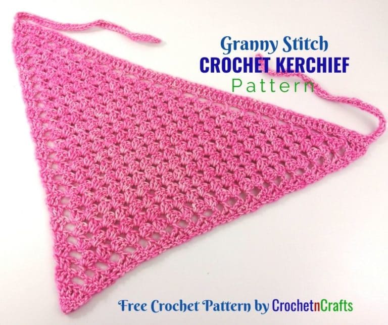 Crochet Kerchief ~ FREE Crochet Pattern