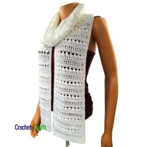 Beginner Hooded Scarf Crochet Pattern