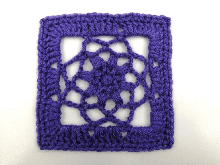 3" Open Center Quick Granny Square - CrochetNCrafts