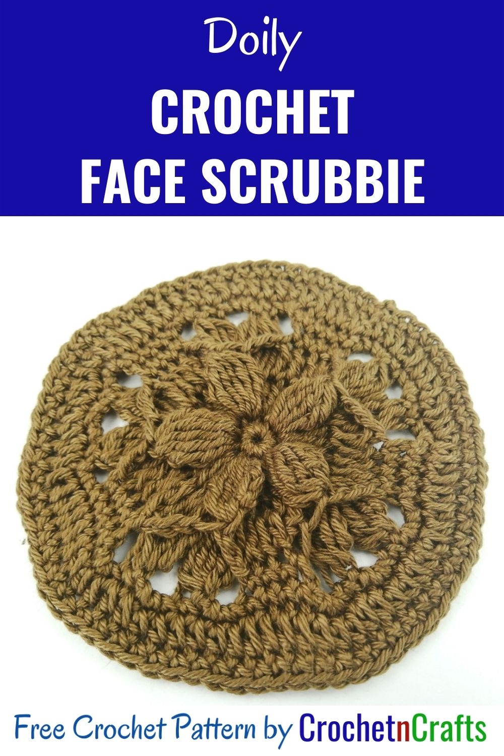 Doily Face Scrubbie ~ FREE Crochet Pattern
