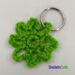 Bone Ring Crochet Flower Keychain - CrochetNCrafts