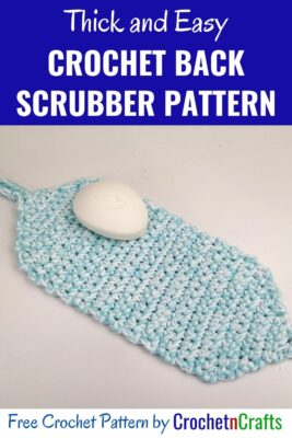 Thick and Easy Crochet Back Scrubber Pattern - CrochetNCrafts