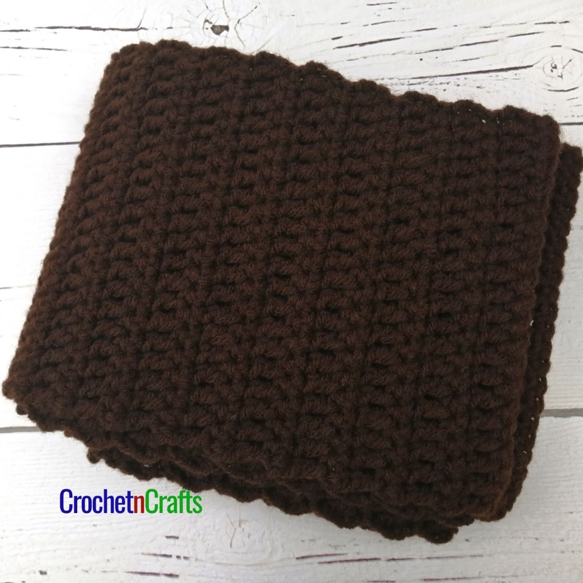 Double Crochet Scarf Pattern - CrochetNCrafts