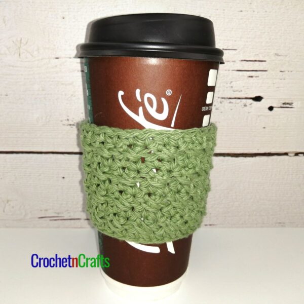 Adelaide Crochet Cup Cozy Pattern - CrochetNCrafts