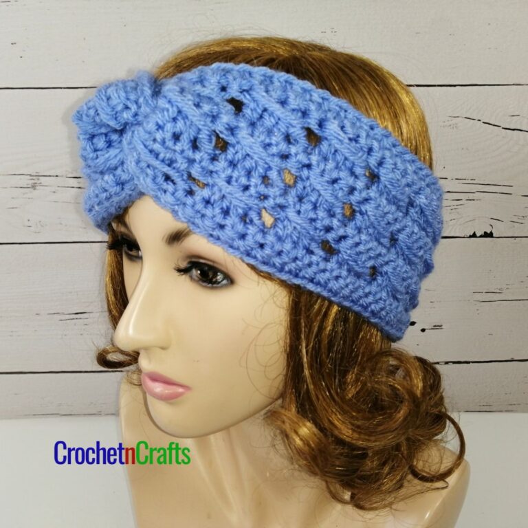 Crochet Twisted Ear Warmer Pattern - CrochetNCrafts