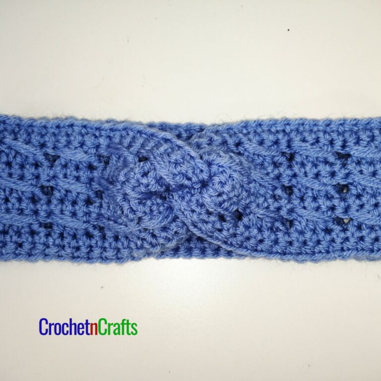 Crochet Twisted Ear Warmer Pattern - CrochetNCrafts