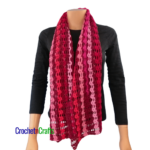 Lacy Double V-Stitch Rectangular Shawl - CrochetNCrafts