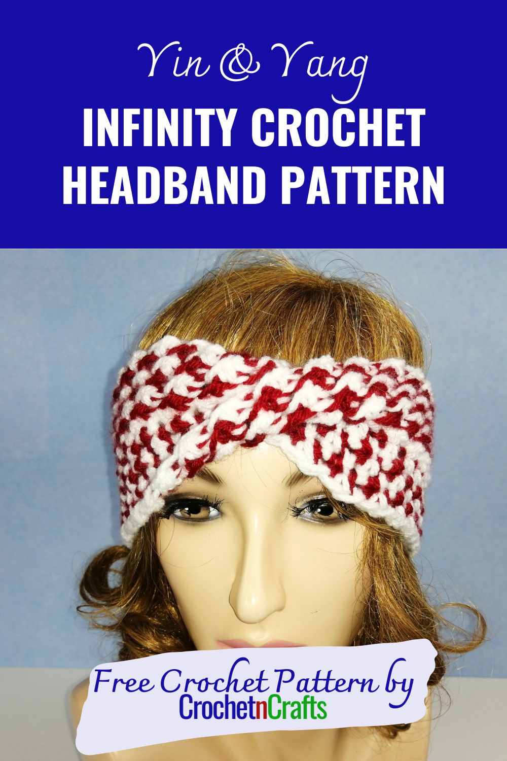 Yin & Yang Infinity Headband ~ FREE Crochet Pattern