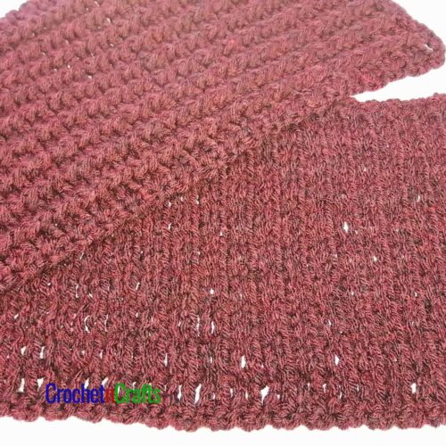 Ribbed Scarf ~ FREE Crochet Pattern