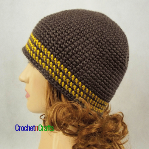 Single Crochet Beanie Pattern by CrochetNCrafts
