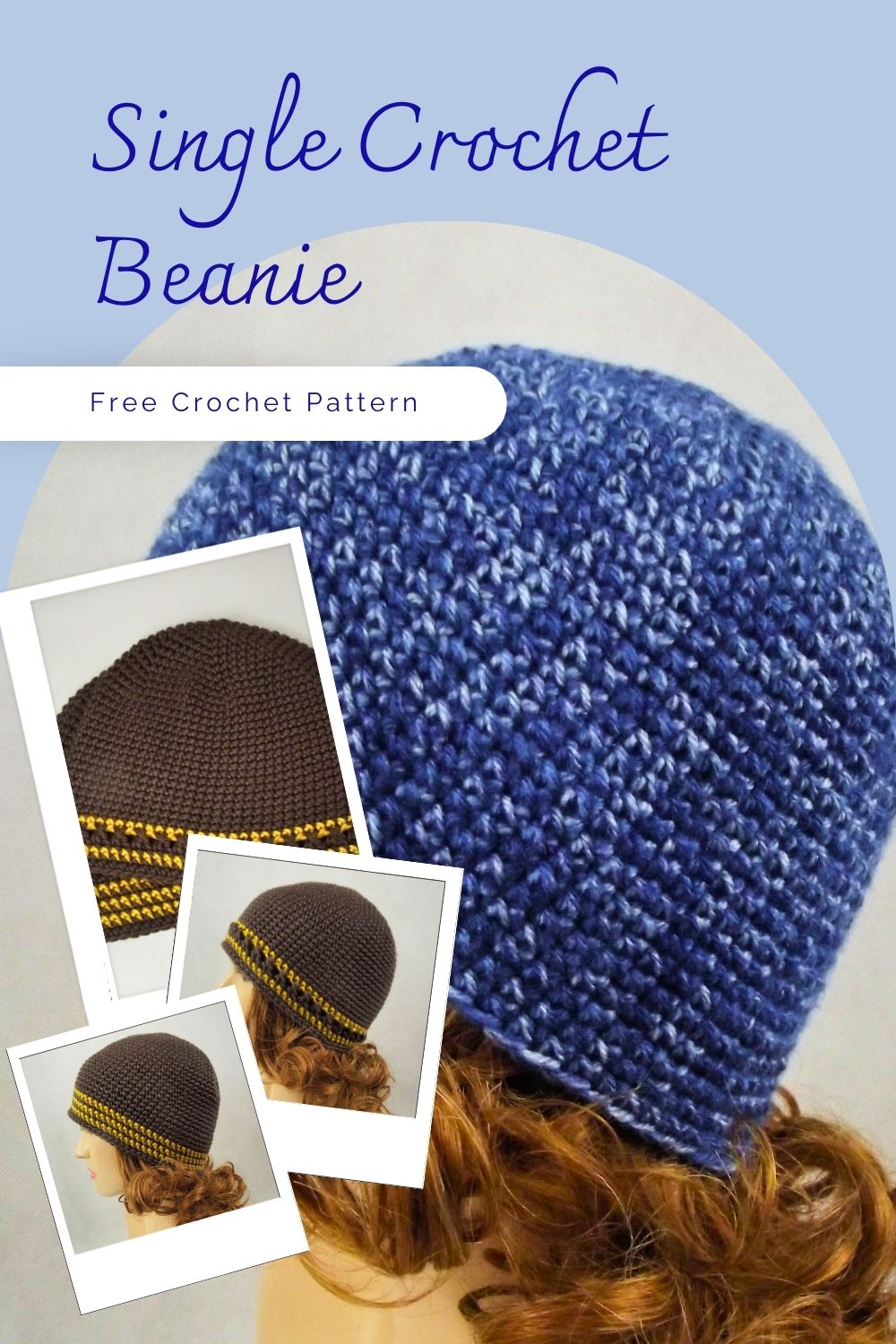 Single Crochet Beanie Pattern by CrochetNCrafts