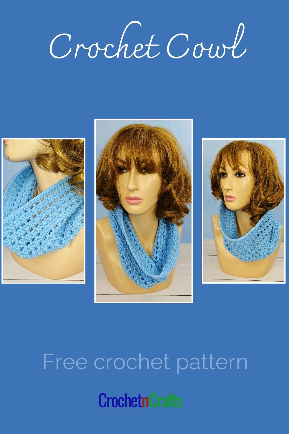 Simple Seeded Lace Lightweight Crochet Cowl - CrochetNCrafts