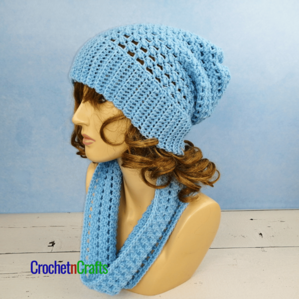 Simple Seeded Lace Crochet Hat Pattern - CrochetNCrafts