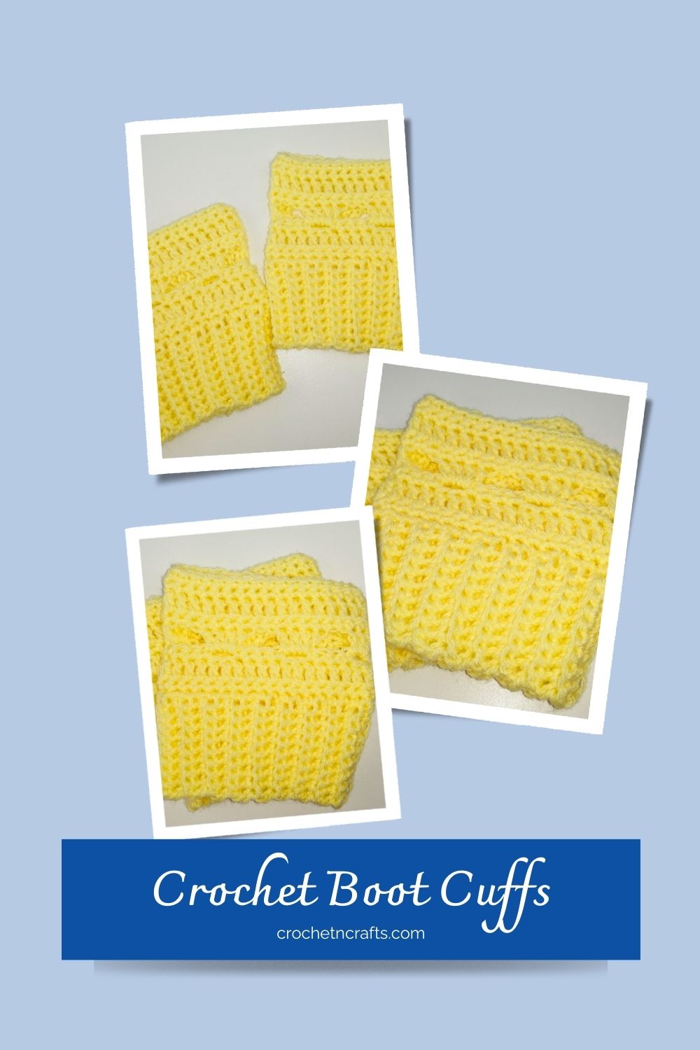 Simple Lace Crochet Boot Cuffs - CrochetNCrafts