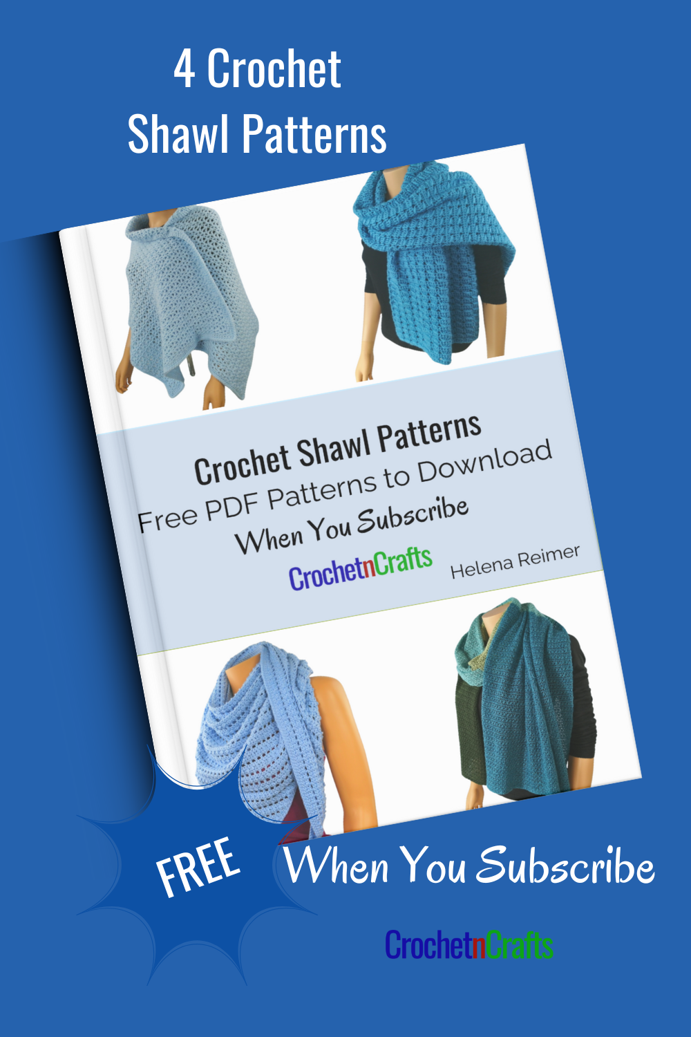 Crochet Shawl Patterns - Free PDF - CrochetNCrafts