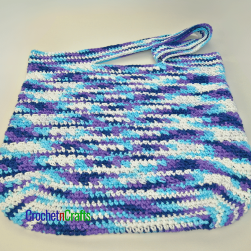 Crochet Bag Pattern - Blue-Water - CrochetNCrafts