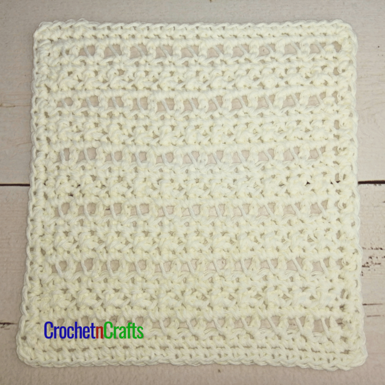 Crochet Dishcloth Pattern - Ambler - CrochetNCrafts