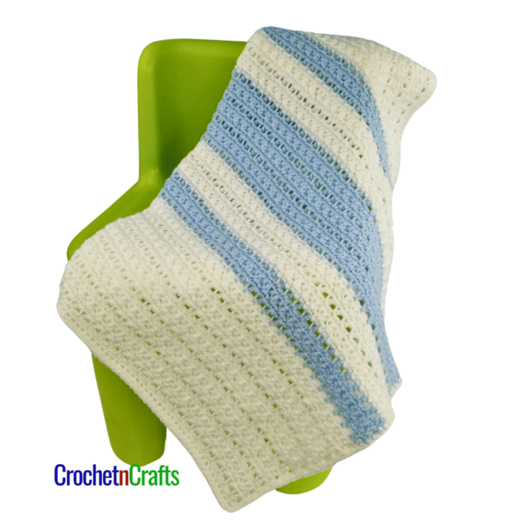 Crochet Preemie Baby Blanket - Ambler - CrochetNCrafts