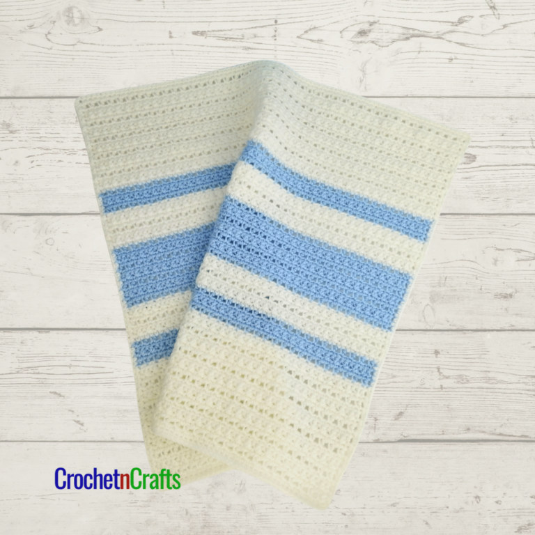 Crochet Preemie Baby Blanket - Ambler - CrochetNCrafts