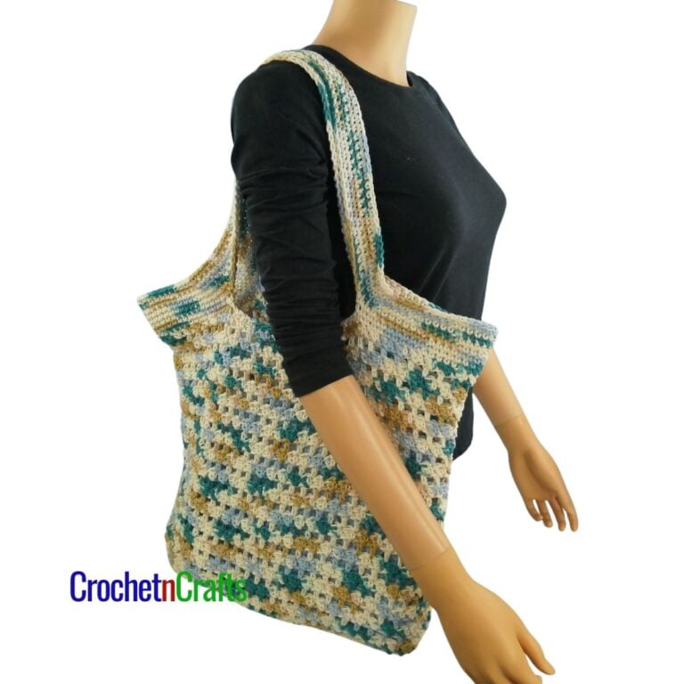 Crochet Bag Pattern - Simple Seeded Lace - CrochetNCrafts
