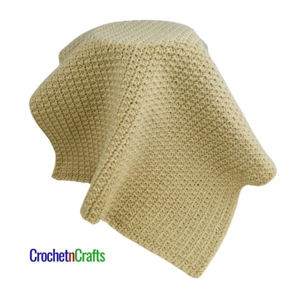 Single Crochet Cross Stitch Baby Blanket - CrochetNCrafts
