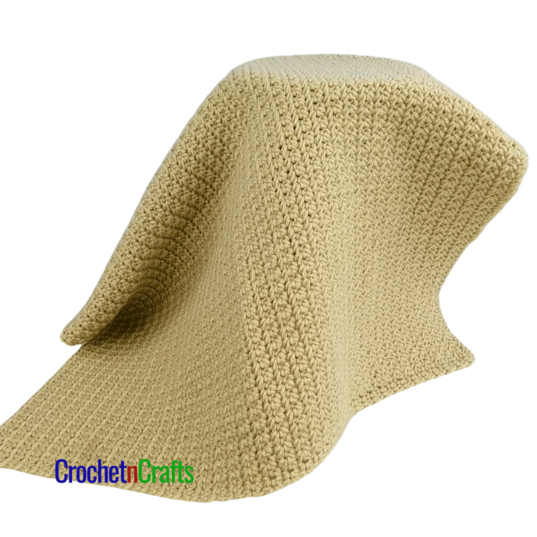 Single Crochet Cross Stitch Baby Blanket - CrochetNCrafts