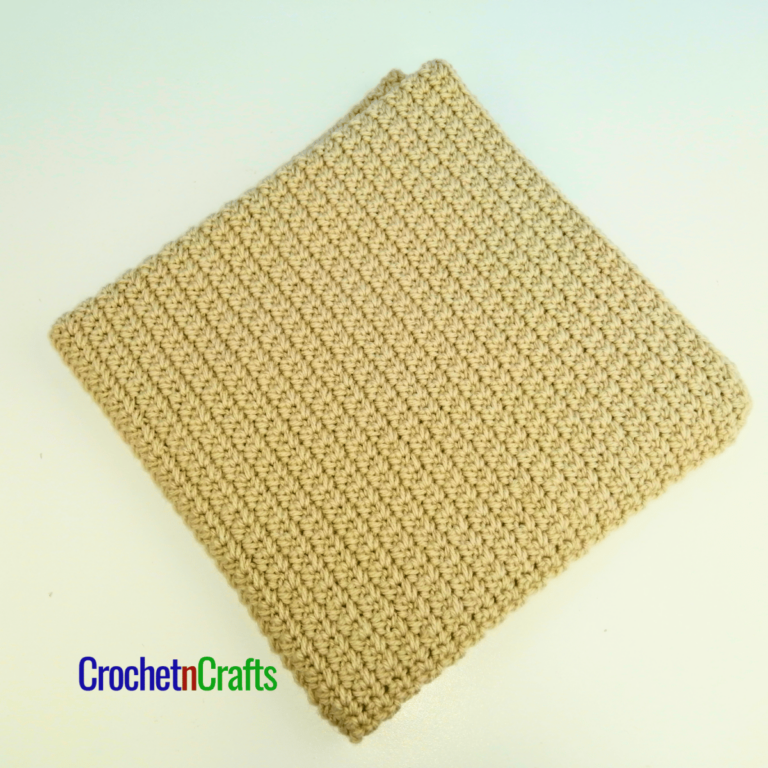 Single Crochet Cross Stitch Baby Blanket - CrochetNCrafts