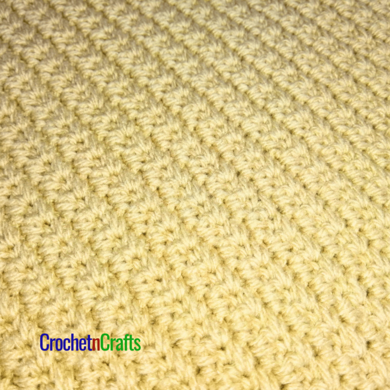 Single Crochet Cross Stitch Baby Blanket - CrochetNCrafts