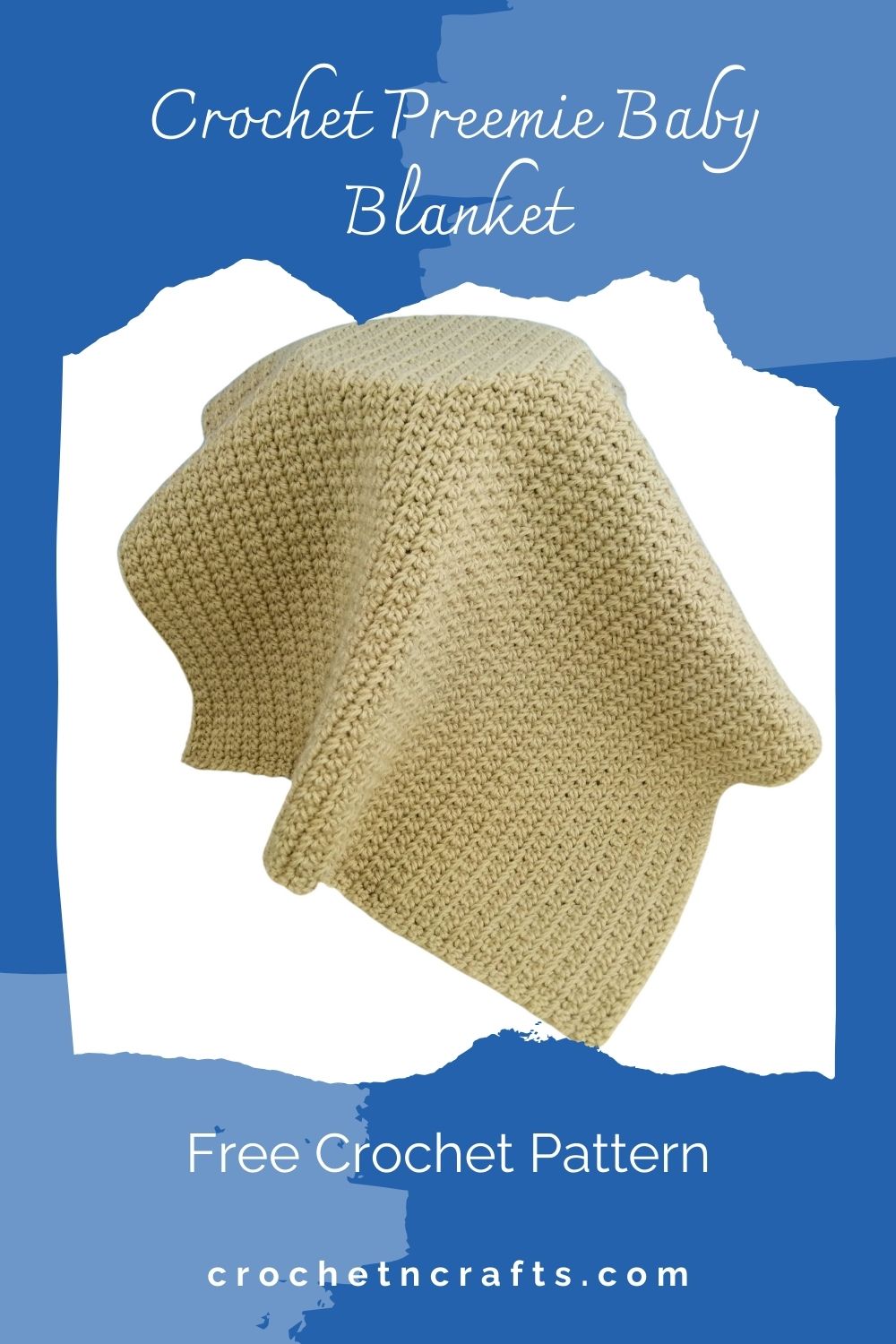 Single Crochet Cross Stitch Baby Blanket - CrochetNCrafts