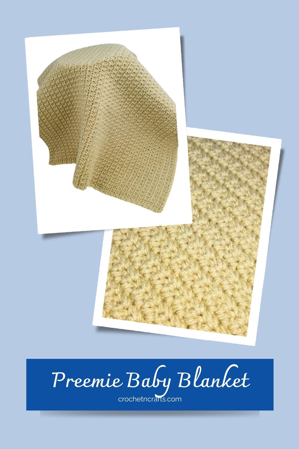 Single Crochet Cross Stitch Baby Blanket - CrochetNCrafts