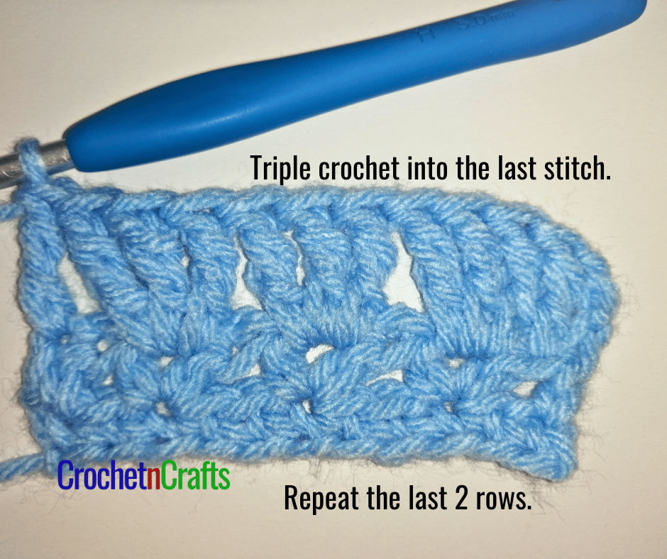 Skinny Summer Scarf Crochet Pattern - Hdc V-St and Tr - CrochetNCrafts