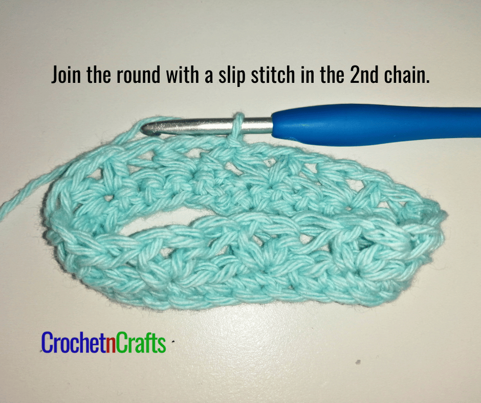 Shell and V-Stitch Variation - Hdc V-St and Tr - CrochetNCrafts