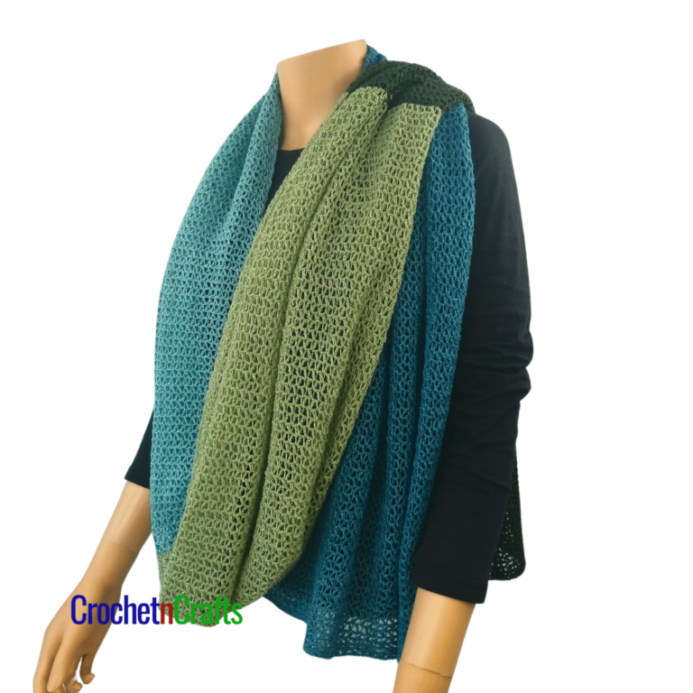 Pike Stitch Crochet Shawl Pattern - CrochetNCrafts