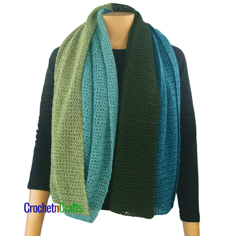 Pike Stitch Crochet Shawl Pattern - CrochetNCrafts