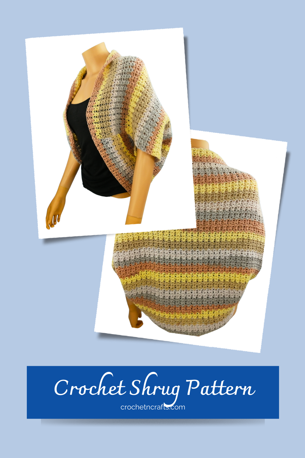 Pretty Simple Crochet Shrug Pattern - CrochetNCrafts